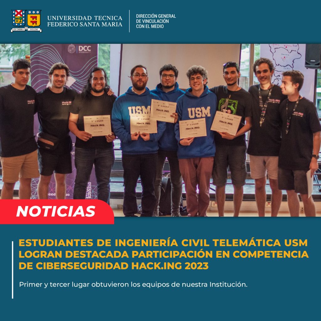 Estudiantes de Ingeniería Civil Telemática USM logran destacada ...